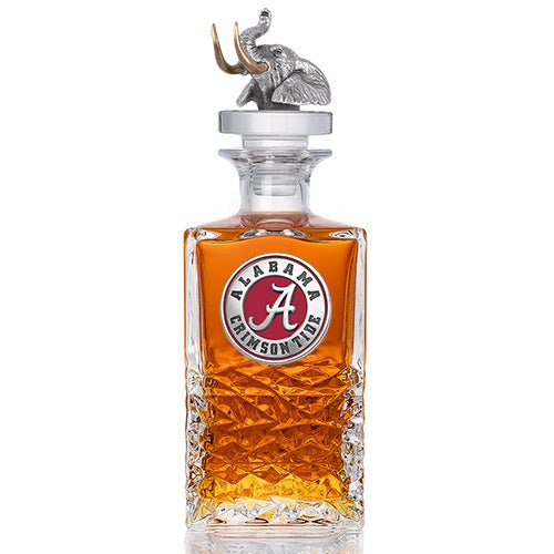 University of Alabama Heritage Decanter with 3D Top - Elephant ...