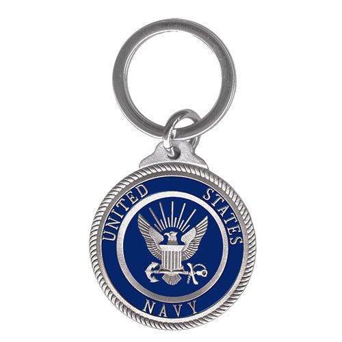 NAVY KEY CHAIN - Fine Pewter Gifts - Heritage Metalworks, Inc.