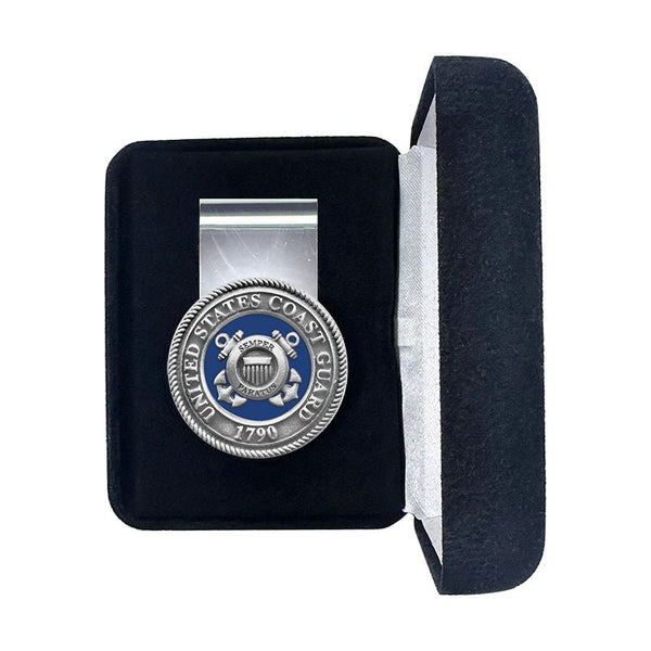 COAST GUARD MONEY CLIP - Fine Pewter Gifts - Heritage Metalworks, Inc.