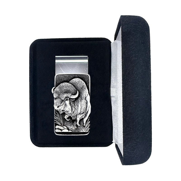 BIGHORN SHEEP MONEY CLIP - Fine Pewter Gifts - Heritage Metalworks, Inc.