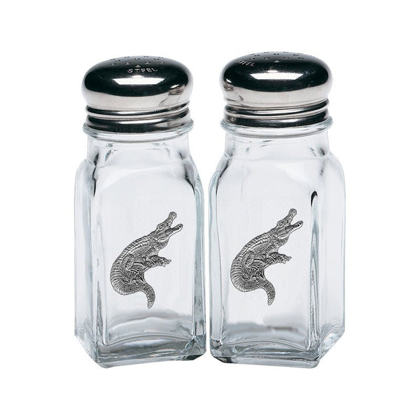 ALLIGATOR SALT & PEPPER SHAKERS - Fine Pewter Gifts - Heritage ...