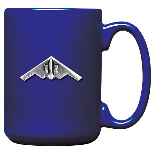 B-2 BOMBER COFFEE MUG - Fine Pewter Gifts - Heritage Metalworks, Inc.