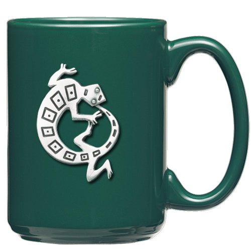 LIZARD COFFEE MUG - Fine Pewter Gifts - Heritage Metalworks, Inc.