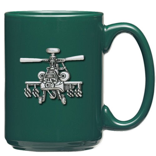 HELICOPTER COFFEE MUG - Fine Pewter Gifts - Heritage Metalworks, Inc.