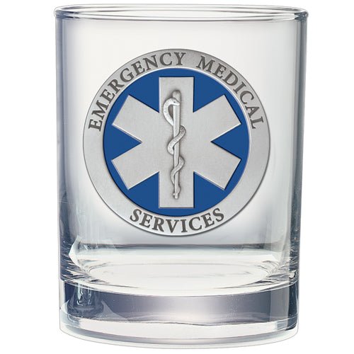 EMERGENCY MEDICAL DOUBLE OLD FASHIONED GLASS - Fine Pewter Gifts ...