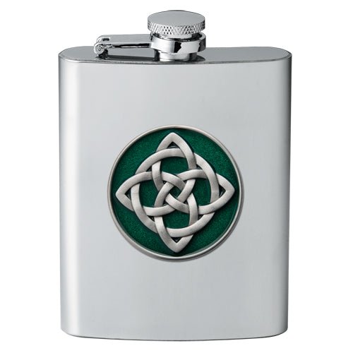 CELTIC KNOT FLASK - Fine Pewter Gifts - Heritage Metalworks, Inc.