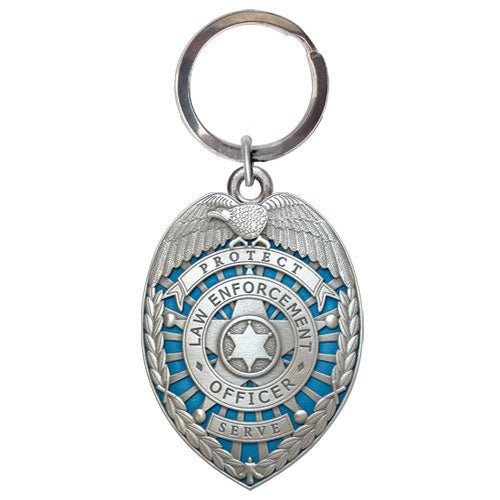 LAW ENFORCEMENT KEY CHAIN - Fine Pewter Gifts - Heritage Metalworks, Inc.