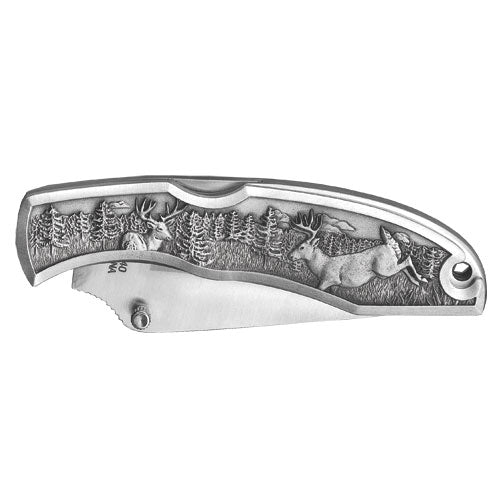 Whitetail Deer Knife - Fine Pewter Gifts - Heritage Metalworks, Inc.