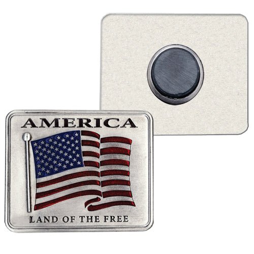 US FLAG MAGNET - Fine Pewter Gifts - Heritage Metalworks, Inc.