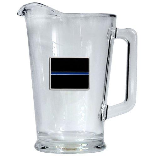 THIN BLUE LINE PITCHER- Fine Pewter Gifts - Heritage Metalworks, Inc.